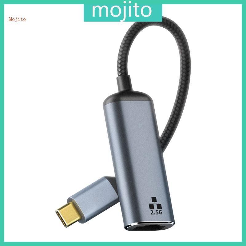 Mojito USB Type C to Rj45 2500Mbps External Gigabit Ethernet Adapter ...