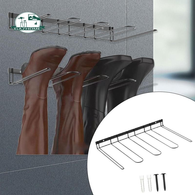 [Garende] Metal Wall Mounted Shoes Rack Boots Organizer Multifunction ...