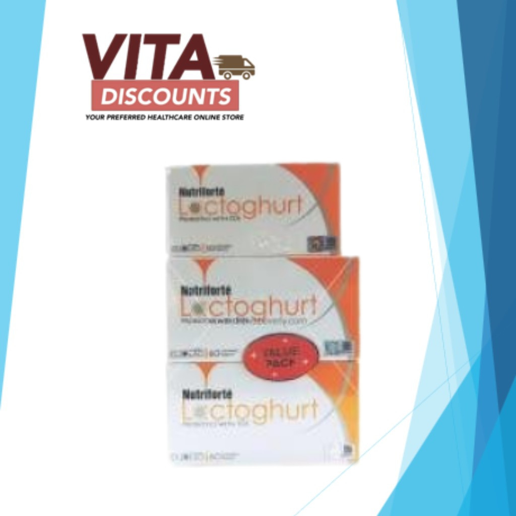 NUTRIFORTE LACTOGHURT TABS 60S PACK-OF-2+30S EXP04/2026 | Shopee Malaysia