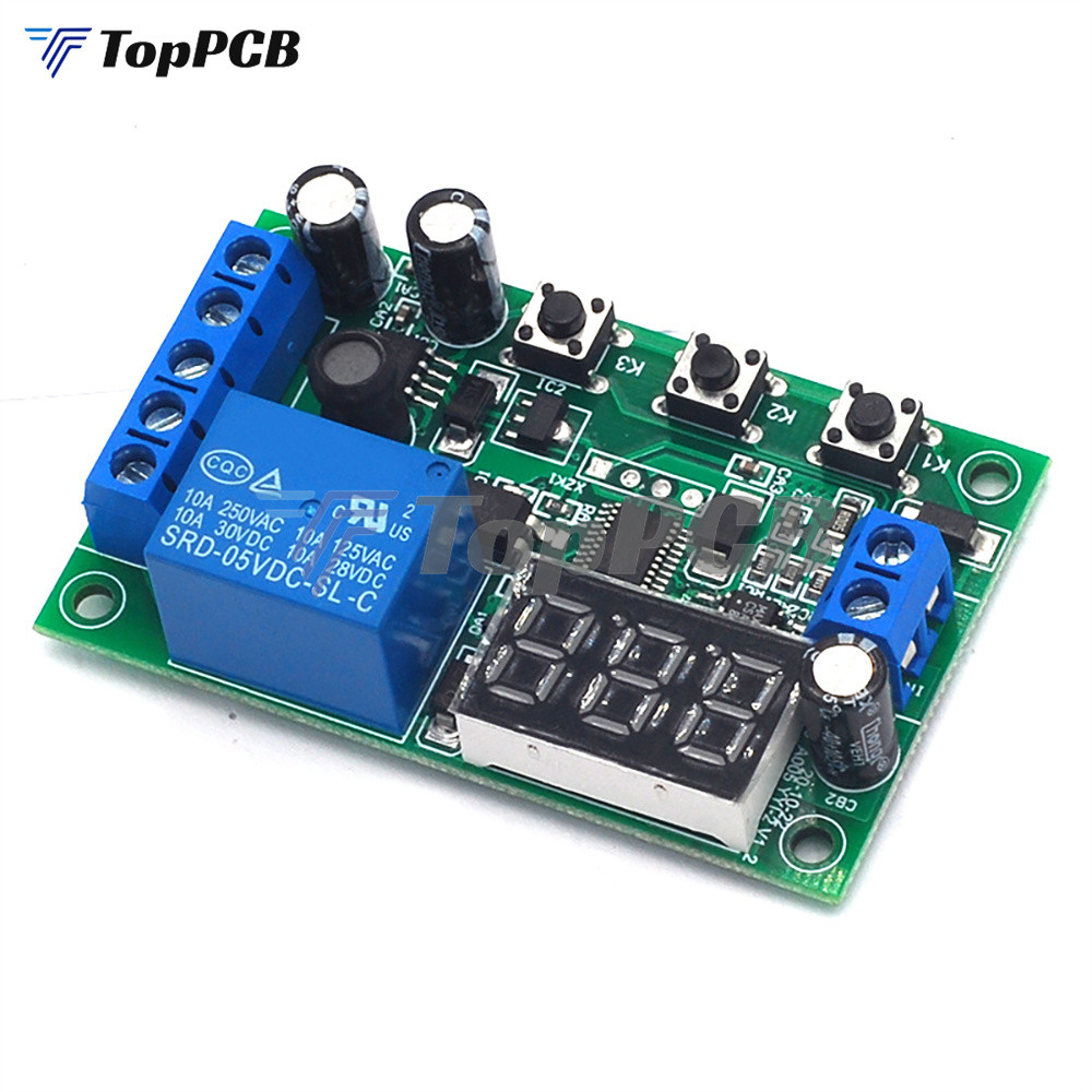 Dc Current Detection Module Relay Digital Display Overcurrent Alarm