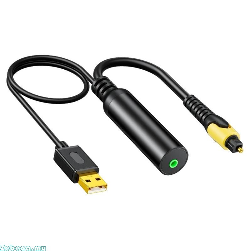 Zebeaa Analog to Digital Sound Adapter 3 5mm to SPDIF Converter for ...