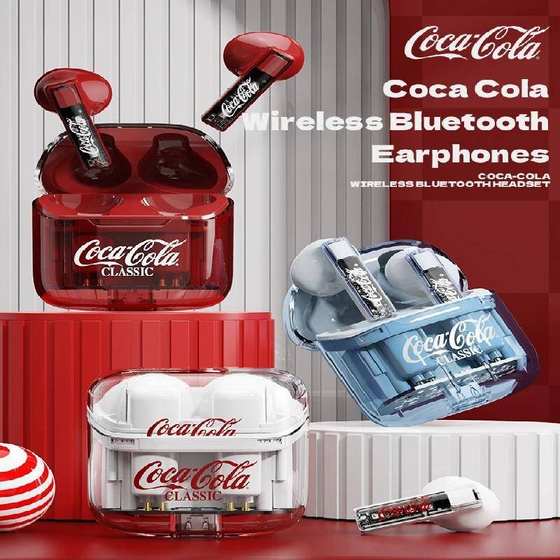 Coca Cola Miniso Co Branded Tws Bluetooth 5.3 Earphones Noise Reduction ...