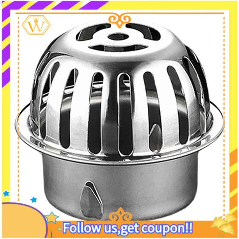 【W】304 Stainless Steel Rooftop Floor Drain Cover Roof Balcony Sewer ...