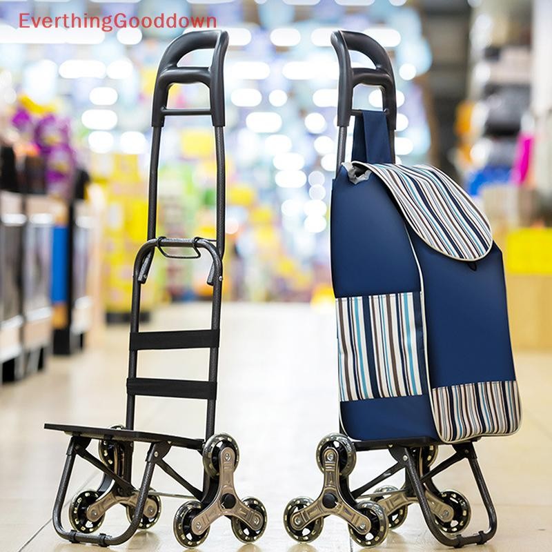 Ed Grocery Cart Small Cart Climbing Stairs Folding Small Trailer Hand ...