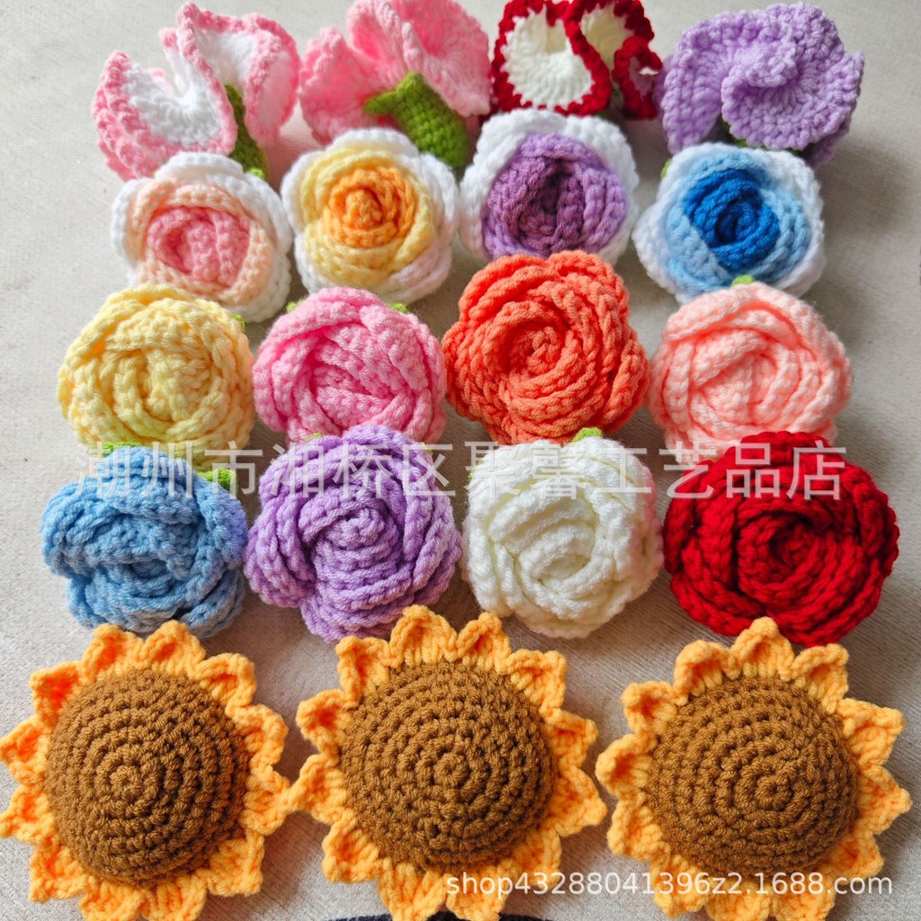 crochet flower bouquet bunga crochet bouquet flower crochet Sejambak ...