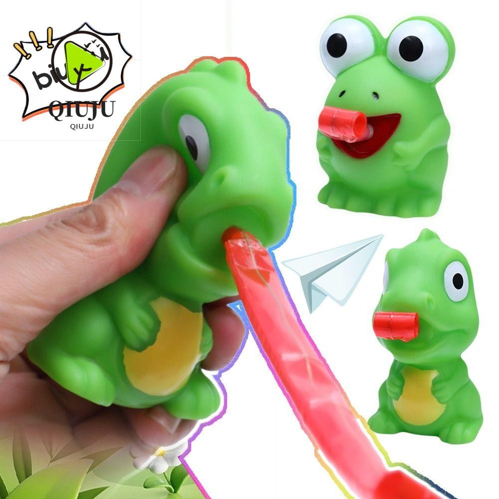 QIUJUU Fidget Toys, Sticking Tongue Out Decompression Pinch Frog Toy ...