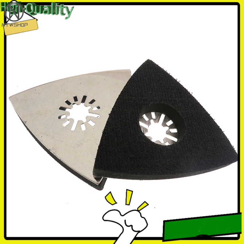 80mm Triangular Sanding Pad, Universal Triangular Sand Saw Blade Quick ...