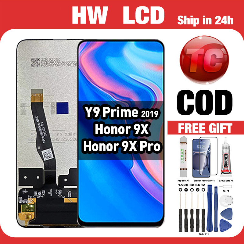 LCD HW Y9 Prime 2019/ Honor 9X/ 9X Pro Compatible For Original Glass Touch Screen Digitizer ...