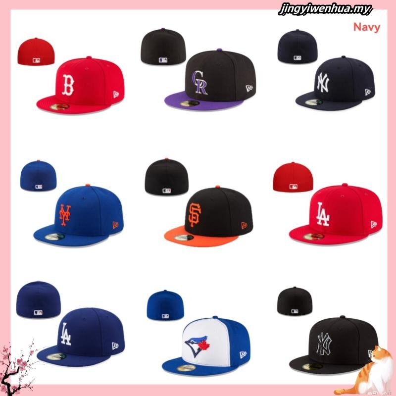 High Quality MLB Milwaukee Brewers Full Cap Fitted Hat Men Women ...