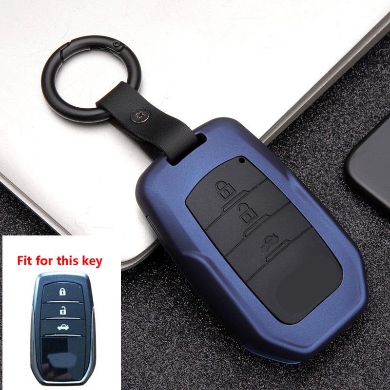 2022New Silicon Carbon Fiber Car Key Cover Case for Toyota CHR Hilux ...
