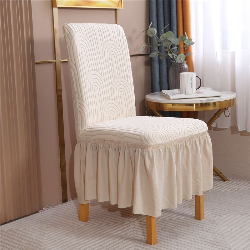 Stretchable Antifouling Dining Table Chair Cushion Chair Cover Retro ...