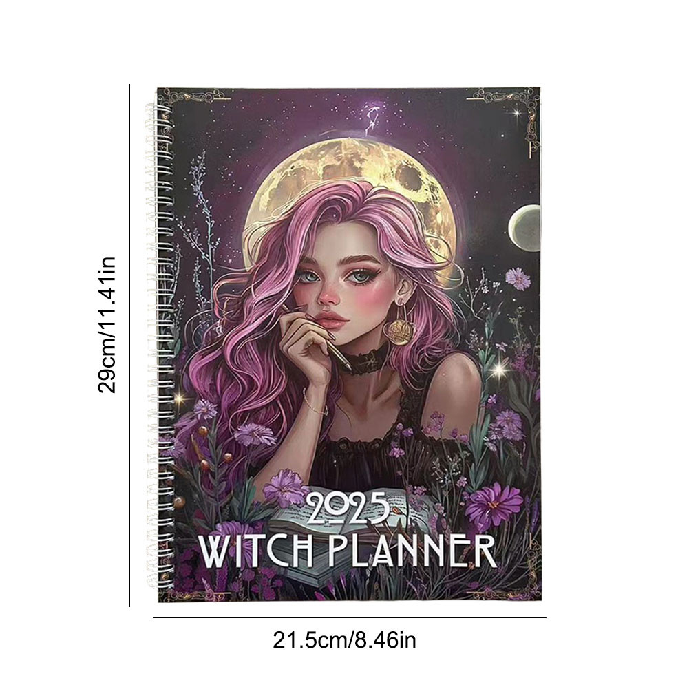 11X8 Inch Witches 2025 Calendars Planner with Tabs 2025 Weekly ...