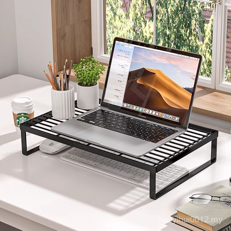 Computer Elevated Rack Laptop Computer Stand Dormitory Storage Cooling ...