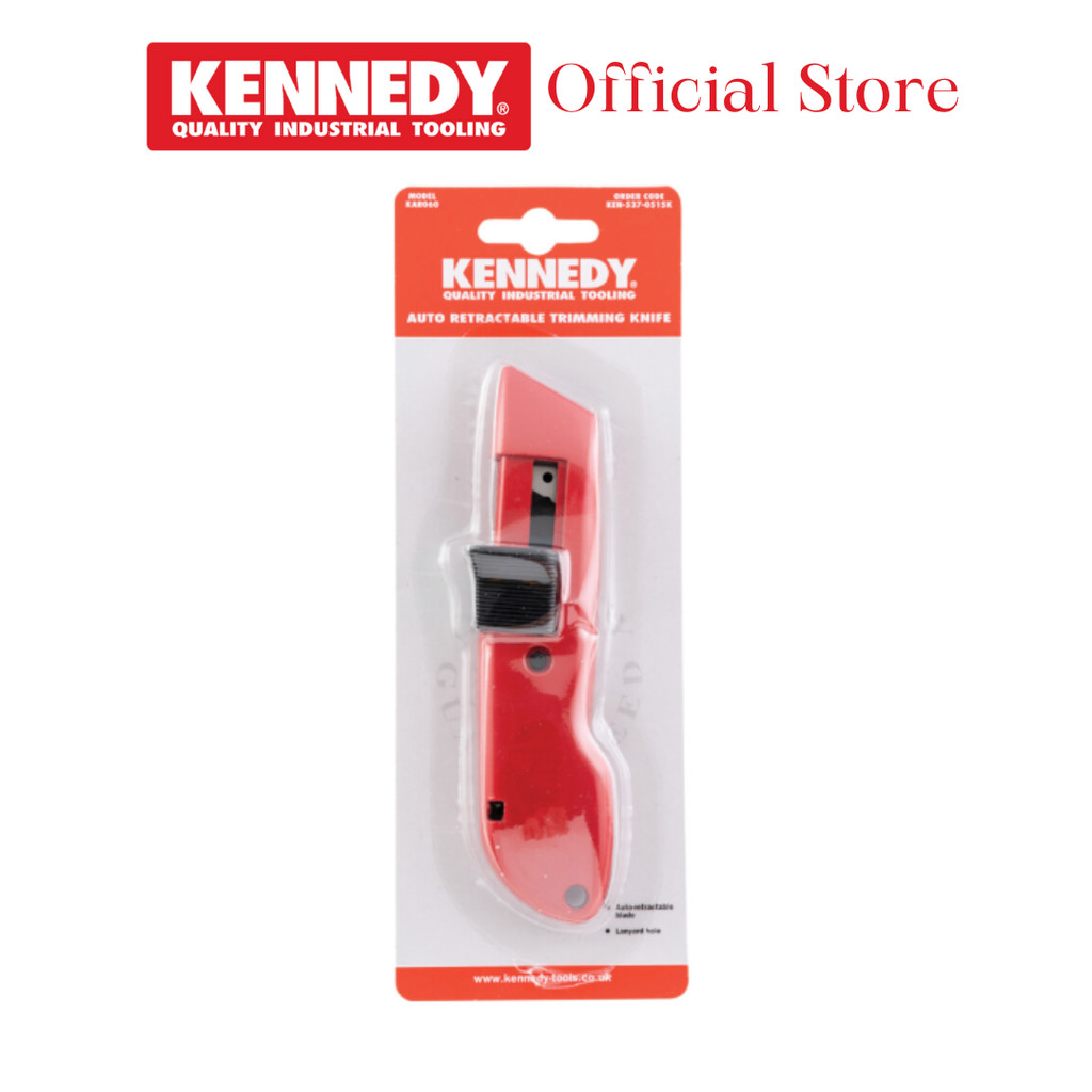 KENNEDY Self-retracting Auto Return Trimming Knife Steel Blade ...