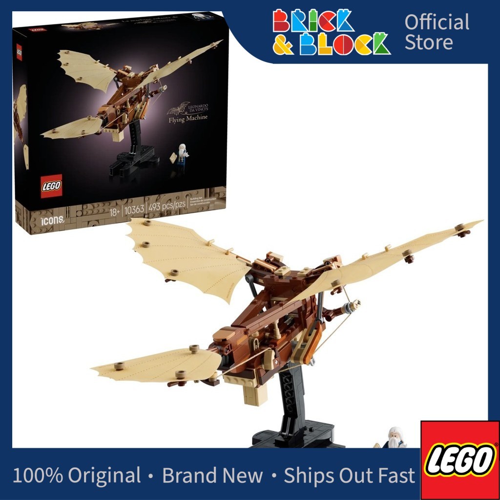 LEGO 10363 Leonardo da Vinci's Flying Machine | LEGO ICONS | Shopee ...