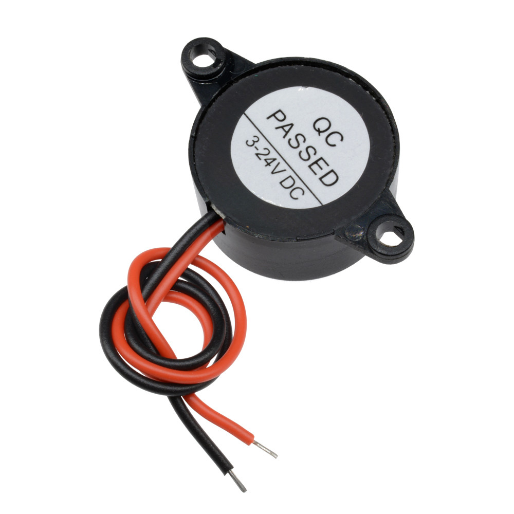 DC 3-24V 90dB Active Piezo Electronic Buzzer Beep Tone Alarm Ringer ...