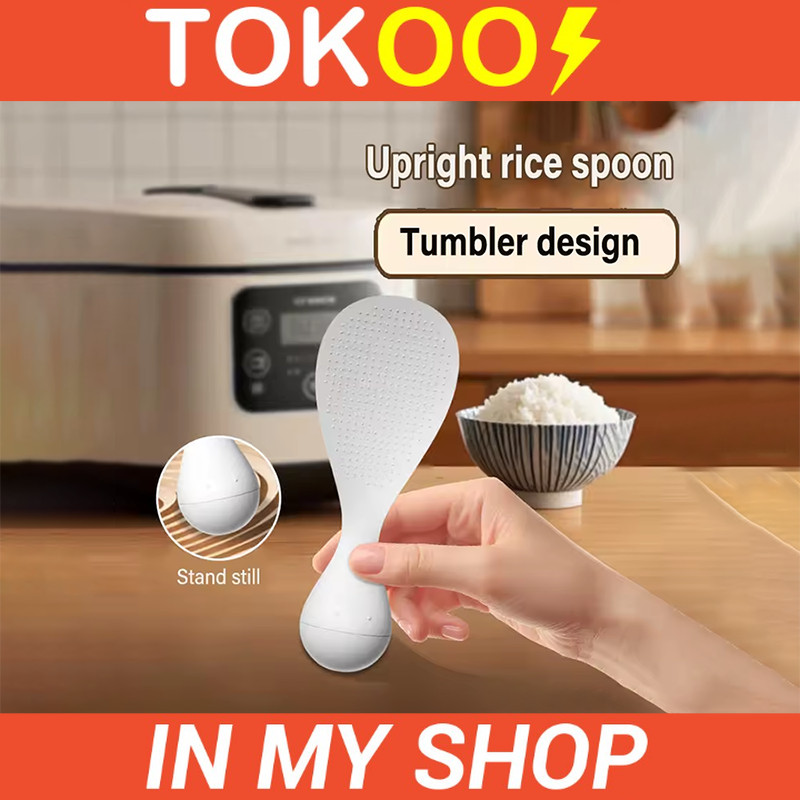 Rice Spoon Stand Up Non Stick Kitchen Tool Multi-purpose Tableware ...