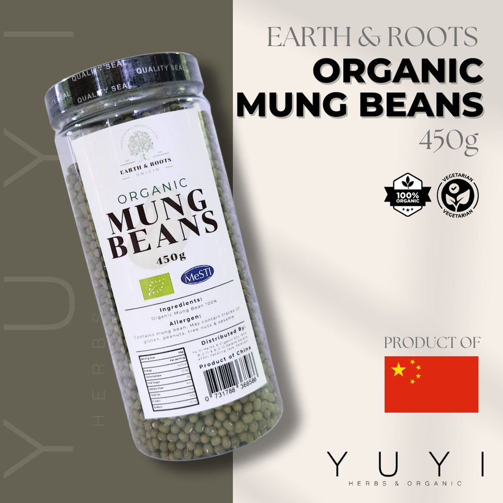 【Earth & Roots】Organic Mung Bean - 450g | Shopee Malaysia