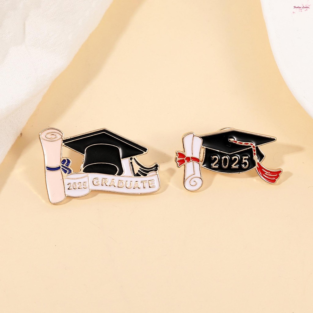 Graduation Cap School Student Lapel Pin Class of 2025 Doctoral Hat ...