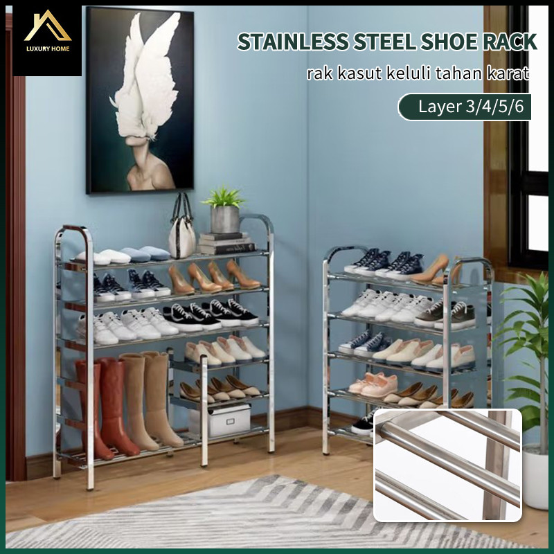 🔥OFFER🔥 Stainless Steel Shoes Rack / Flower Rack / Indoor Outdoor Rack ...