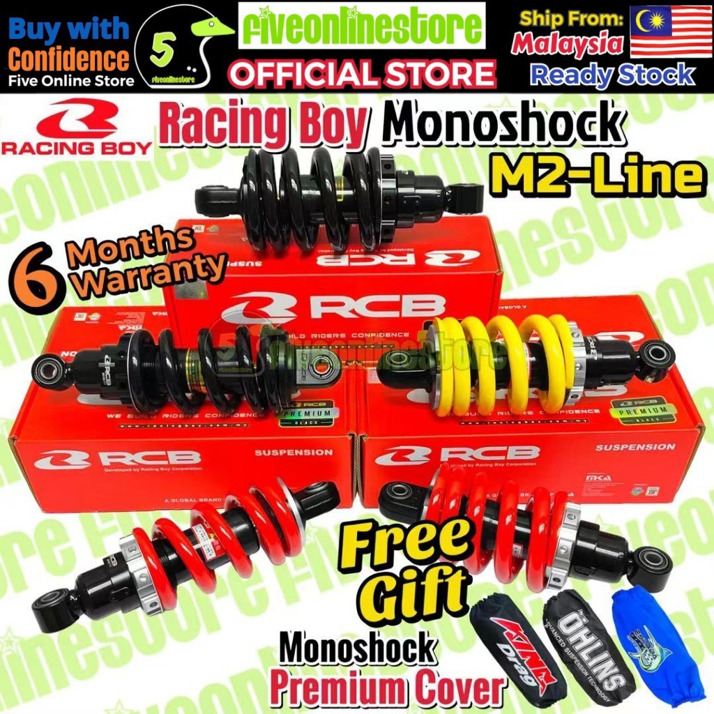 Monoshock RCB M2 Line Premium LC135 Y15ZR Y16 RS150 RSX SYM VF3i 100% ...