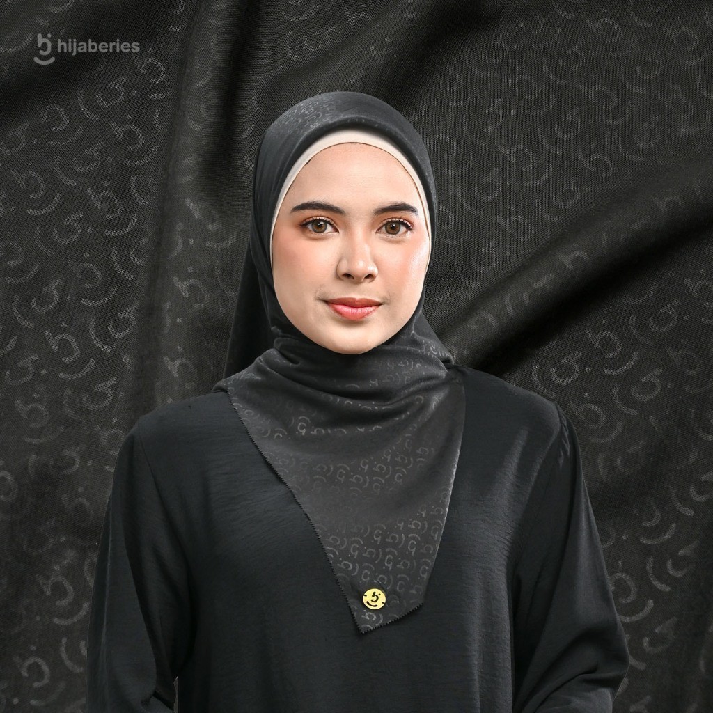 Hijaberies Elegance Embossed - Monogram Series 2 & 5 (Lasercut Rectangular Hijab with Embossed ...