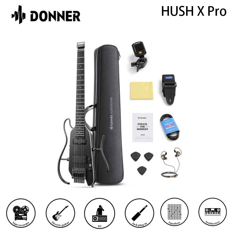 Donner HUSH-X Pro Multi-Effects Portable Guitar HUSH X Pro | Shopee ...