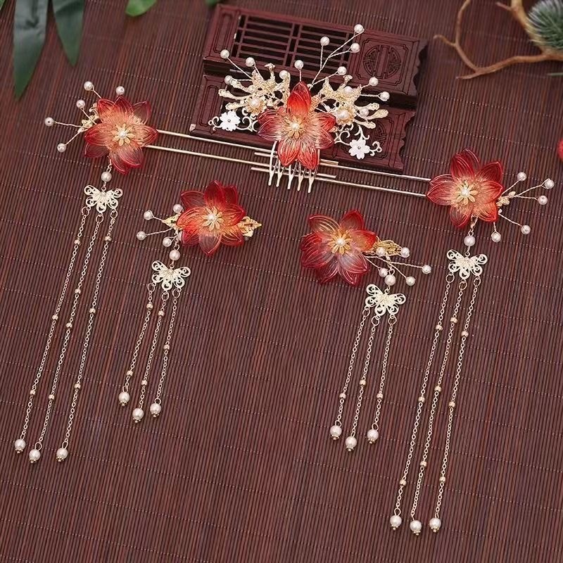 Hanfu Accessories Hairpin Coiled Hair Female Hair Comb Insert Comb ...