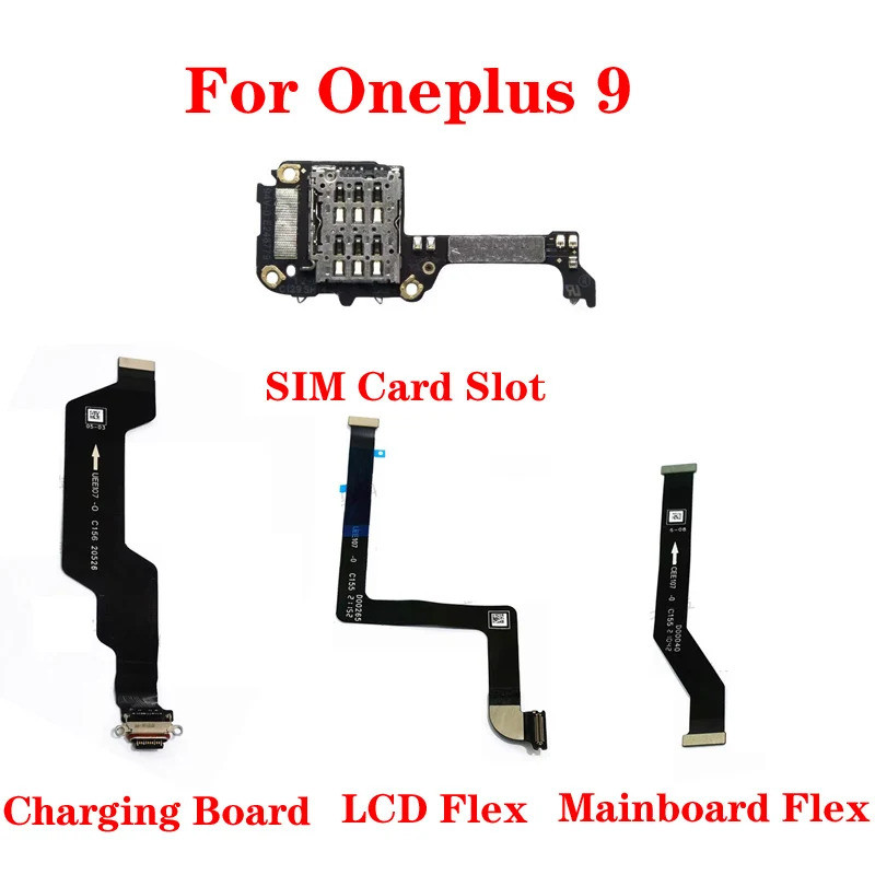 For Oneplus 9 SIM Card Tray Slot USB Charging Port Microphone Antenna ...
