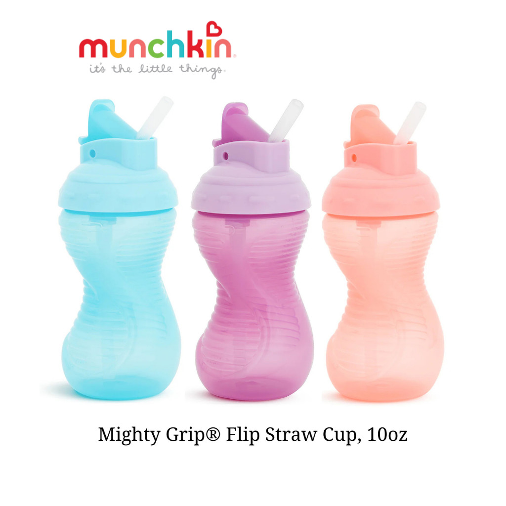 Munchkin Mighty Grip® Flip Straw Cup, 10oz (12m+) | Shopee Malaysia