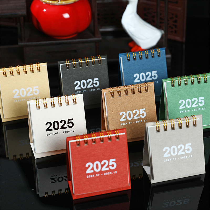 2025 Mini Calendar Desktop Calendar Kalender Small Calendar Office ...