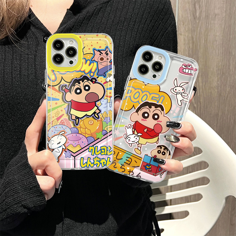 Cute Cartoon Crayon Shin-chan Casing Soft TPU Back Cover For Samsung ...