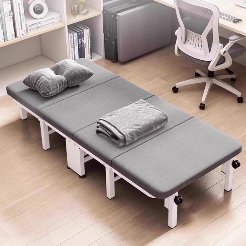 Folding Bed Single Bed Home Simple Noon Break Bed Office Adult Nap Camp ...