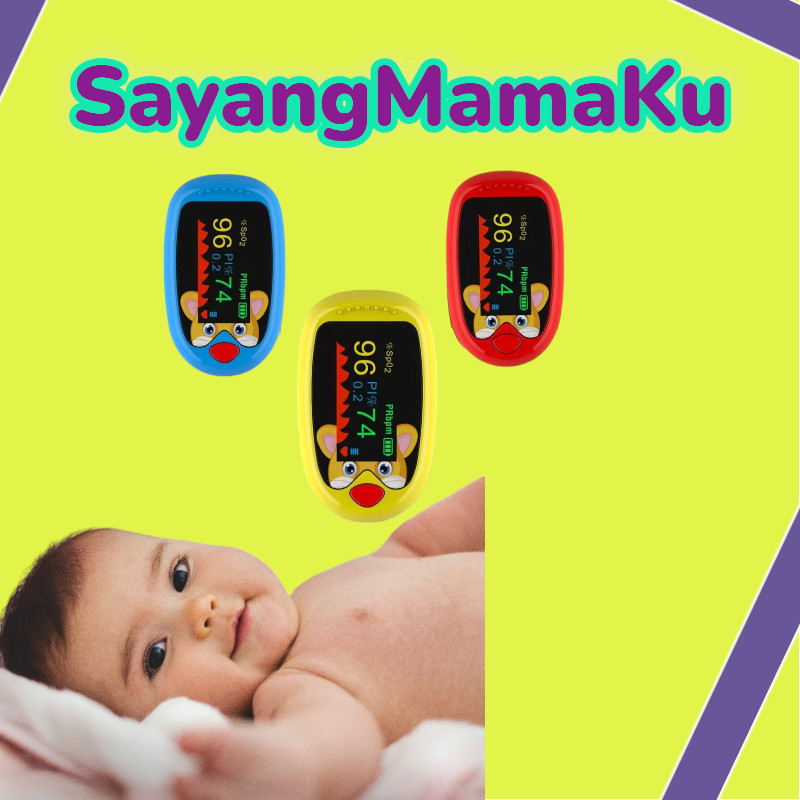 Sayangmamaku Kids Baby Rechargeable Pulse Oximeter Finger - Monitor ...