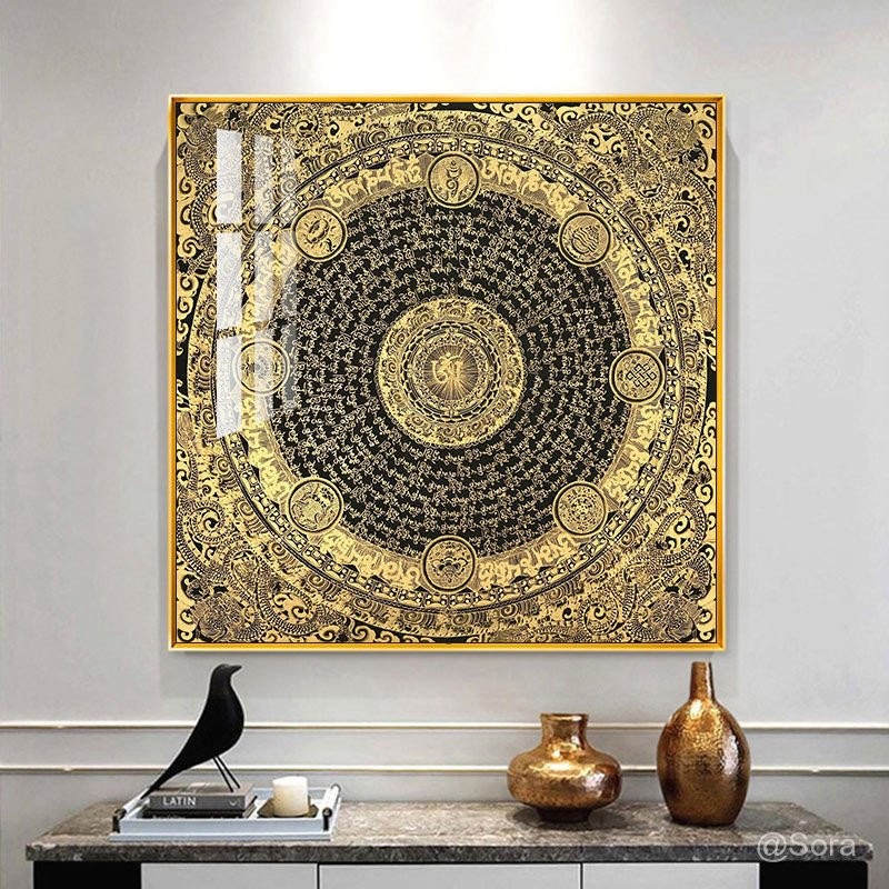 Had diskon masaT Tangka Decorative Painting Six-Character Mantra ...
