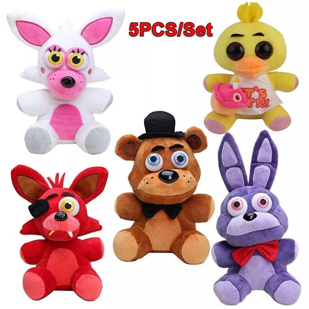 18cm FNAF Toys Five Nights at Freddys Foxy Bear Bonnie Mangle Plush ...