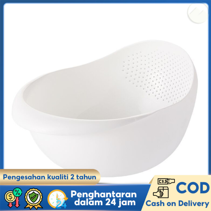 Rice Sieve Plastic Sieve Rice Washing Filter Strainer Basket Kitchen ...