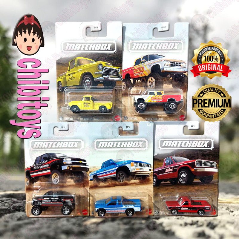 Matchbox Truck Pickup Series GMC Stepside Mooneyes Silverado Hardbody ...