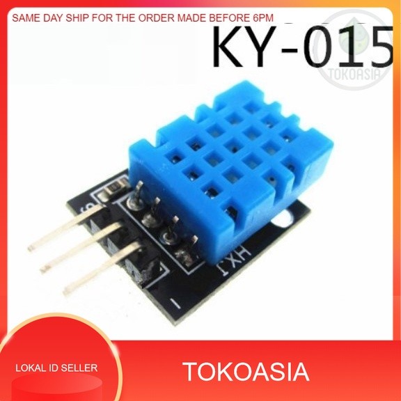 (Local Stock) KY-015 Single Bus dht11 Digital Temperature and Humidity ...