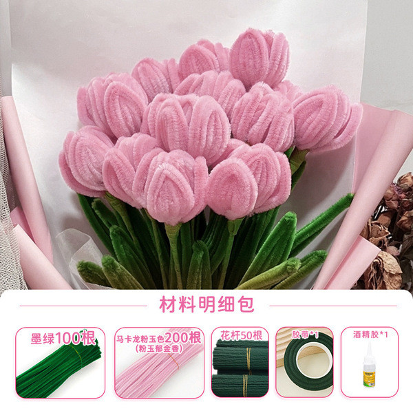 dawai bulu warna bunga dawai bulu dawai bunga Buatan Tangan DIY Super ...