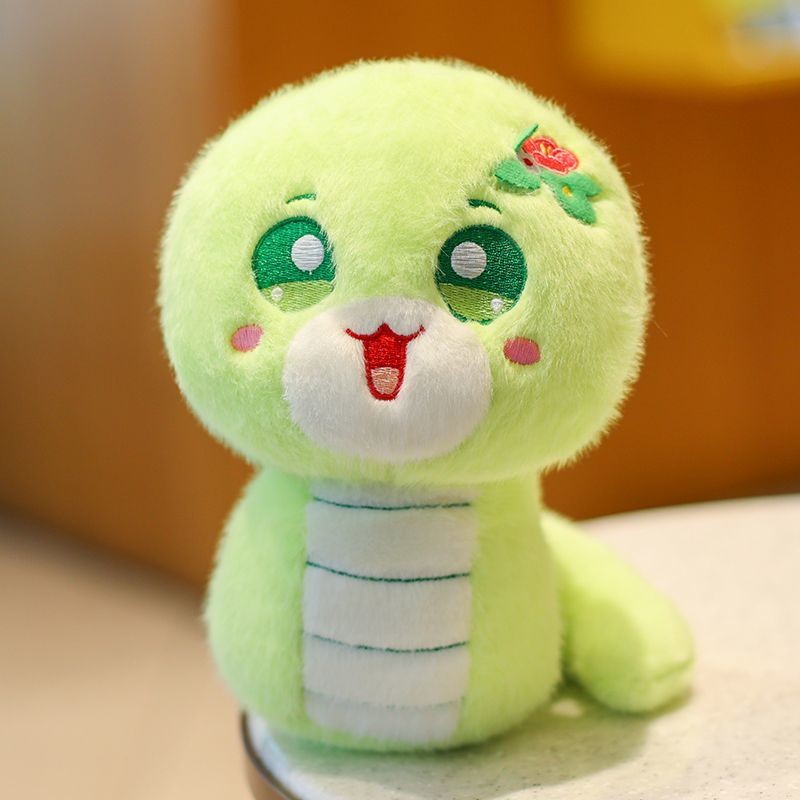 2025 Year of the Snake mascot, Fuxi snake doll, zodiac little snake ...