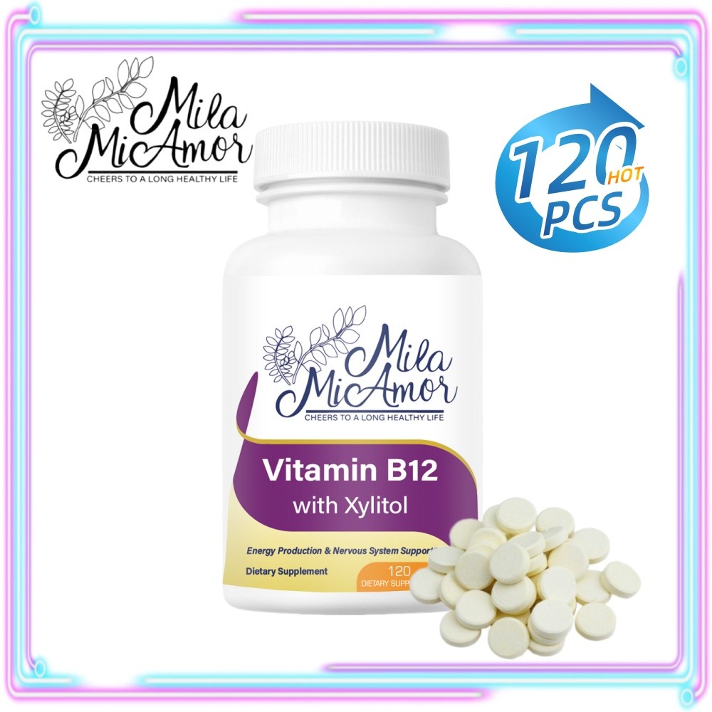 Milamiamor Vitamin B12 Chewable Tablet Improve Metabolism, Help Energy ...