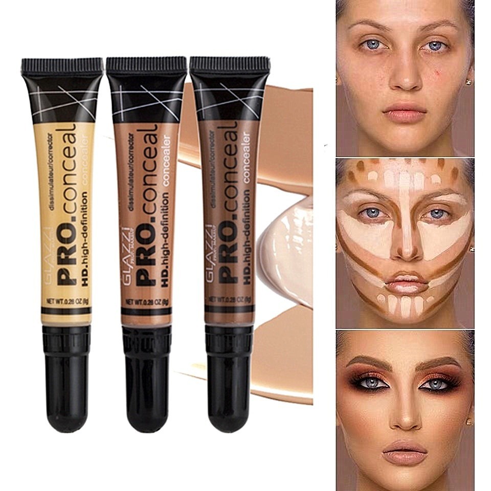 Pro Conceal HD Concealer Full Coverage Foundation Primer Make Up Base ...