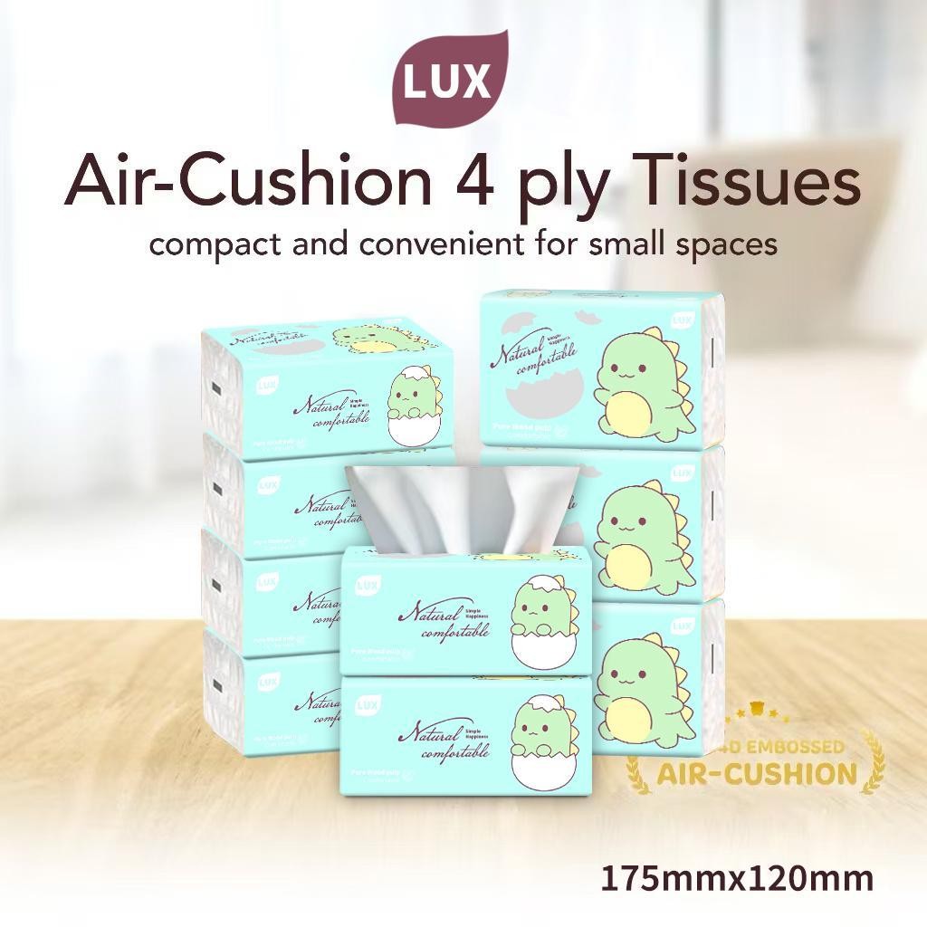 (1 PACK) LUX DINO TISSUE DINOSAUR Tissues popi Air Cushion TISU VIRAL ...