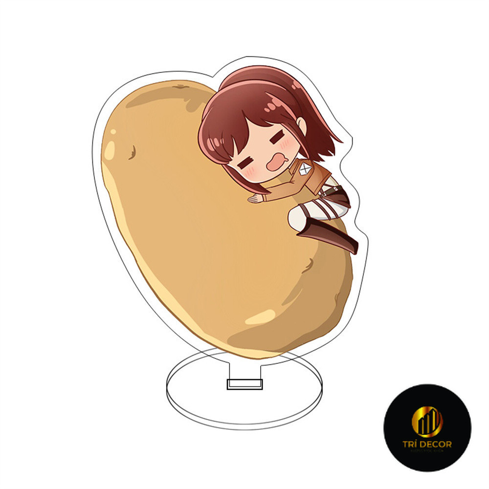 Keychain, Standee Model Anime Attack on Titan character Alan Yeager ...