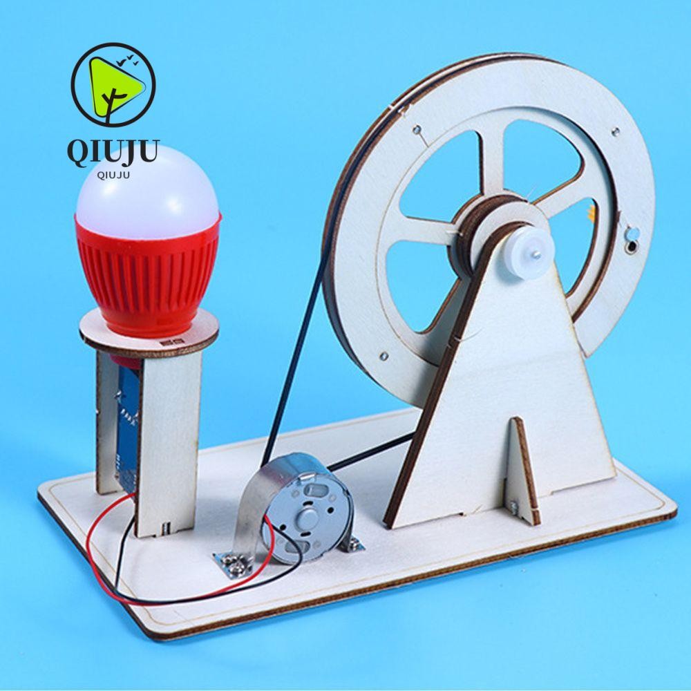 QIUJUU Dynamo Generator Model Wooden School Projects For Children STEM ...