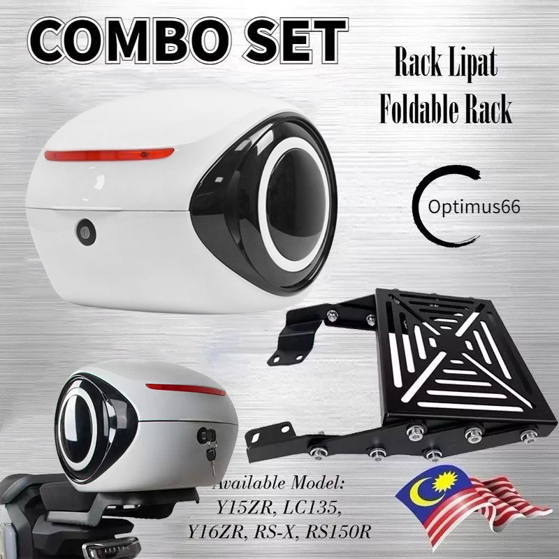 Monorack +Alien Tail Box🔥Alien Tail Box Siput Double-layer Waterproof ...