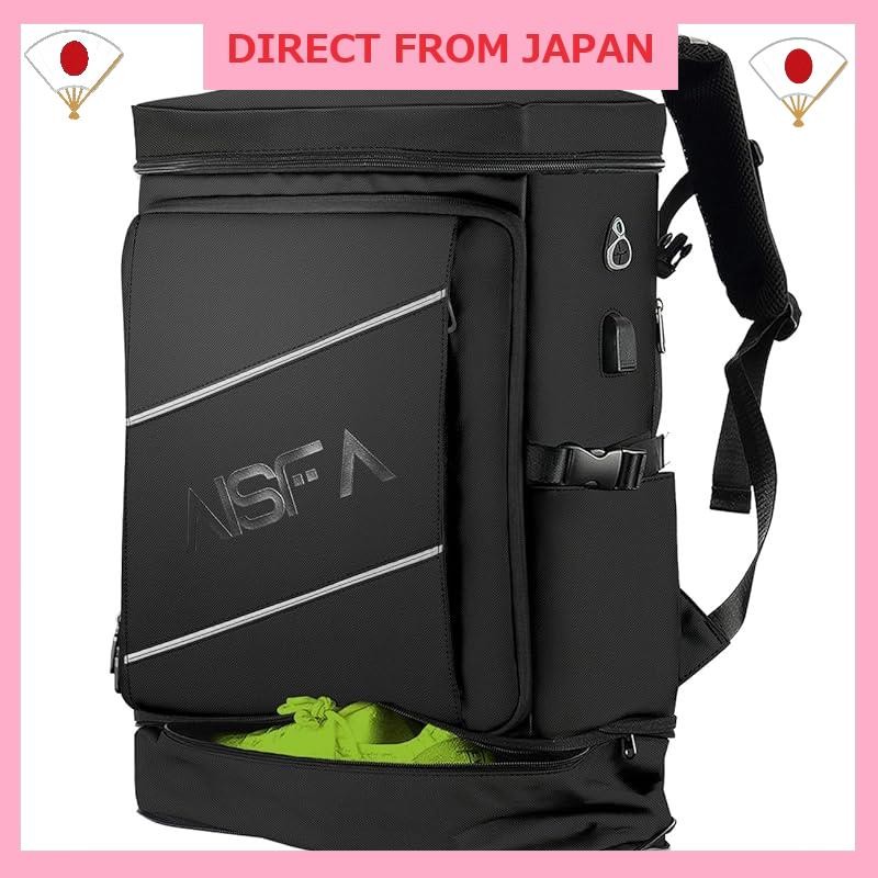 [AISFA] Men's backpack business backpack square backpack 17-inch PC ...