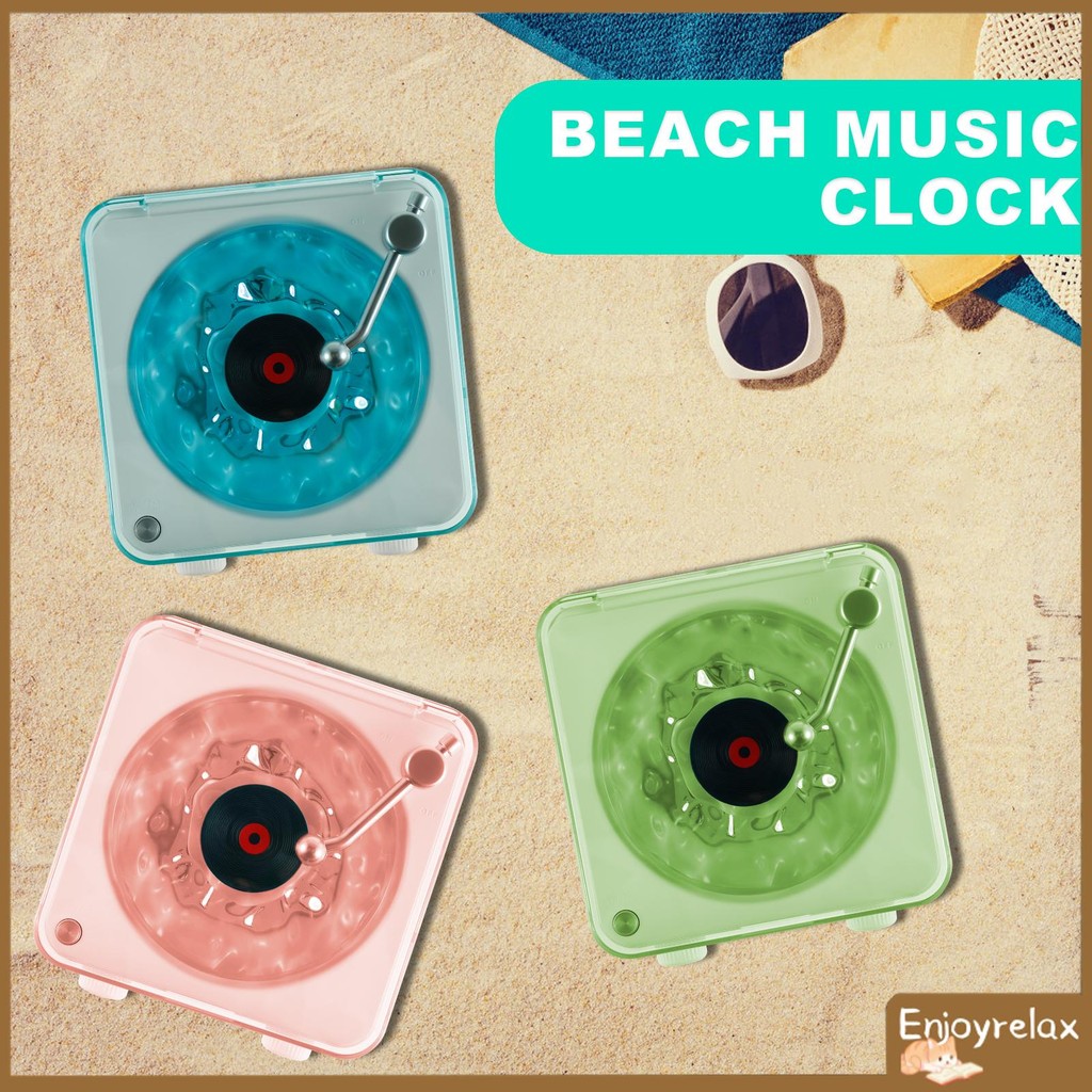 Waves Vinyl Player with Adjustable Lights and Time Vintage Waves Vinyl ...