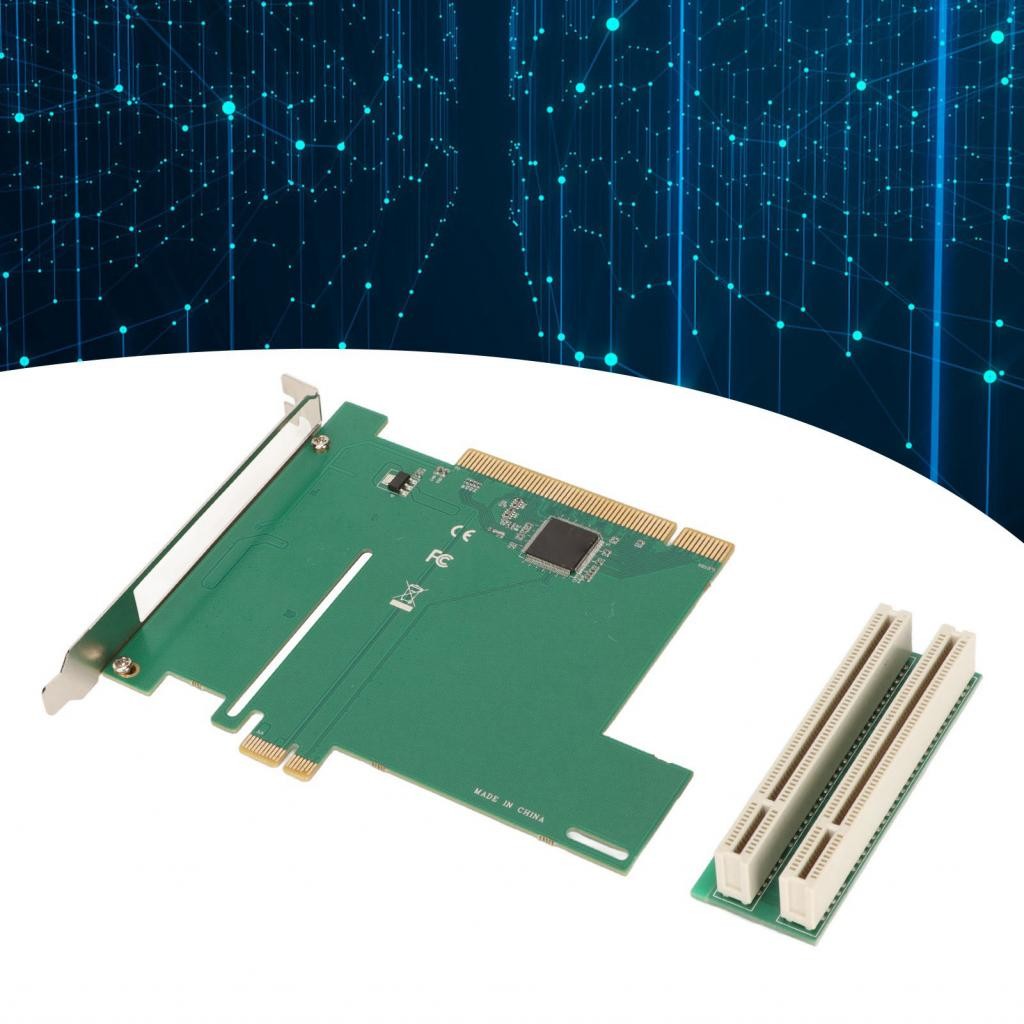 Xguli PCIE X1 To PCI Adapter Card Slot Bridge Riser Expansion Low Power ...